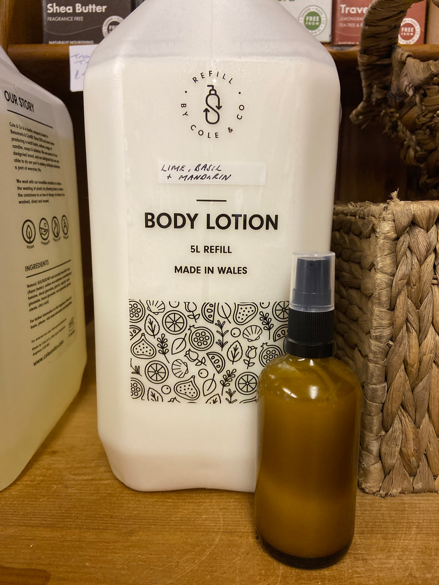 Lime, Basil & Mandarin Body Lotion – Bee Kind Risca
